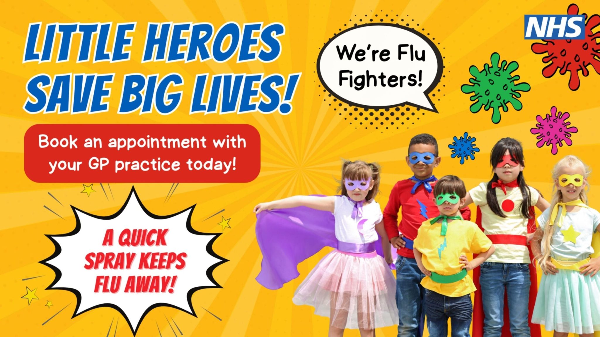 Don’t let flu spoil their fun – protect your child with the free nasal ...